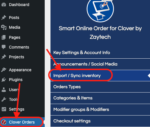 New Menu Items Not Appearing Or Old Items Not Being Removed